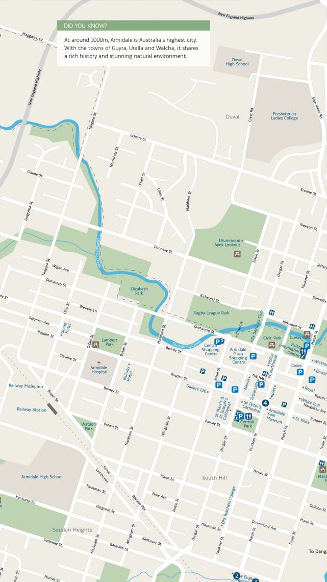 Maps and guides - Armidale Region